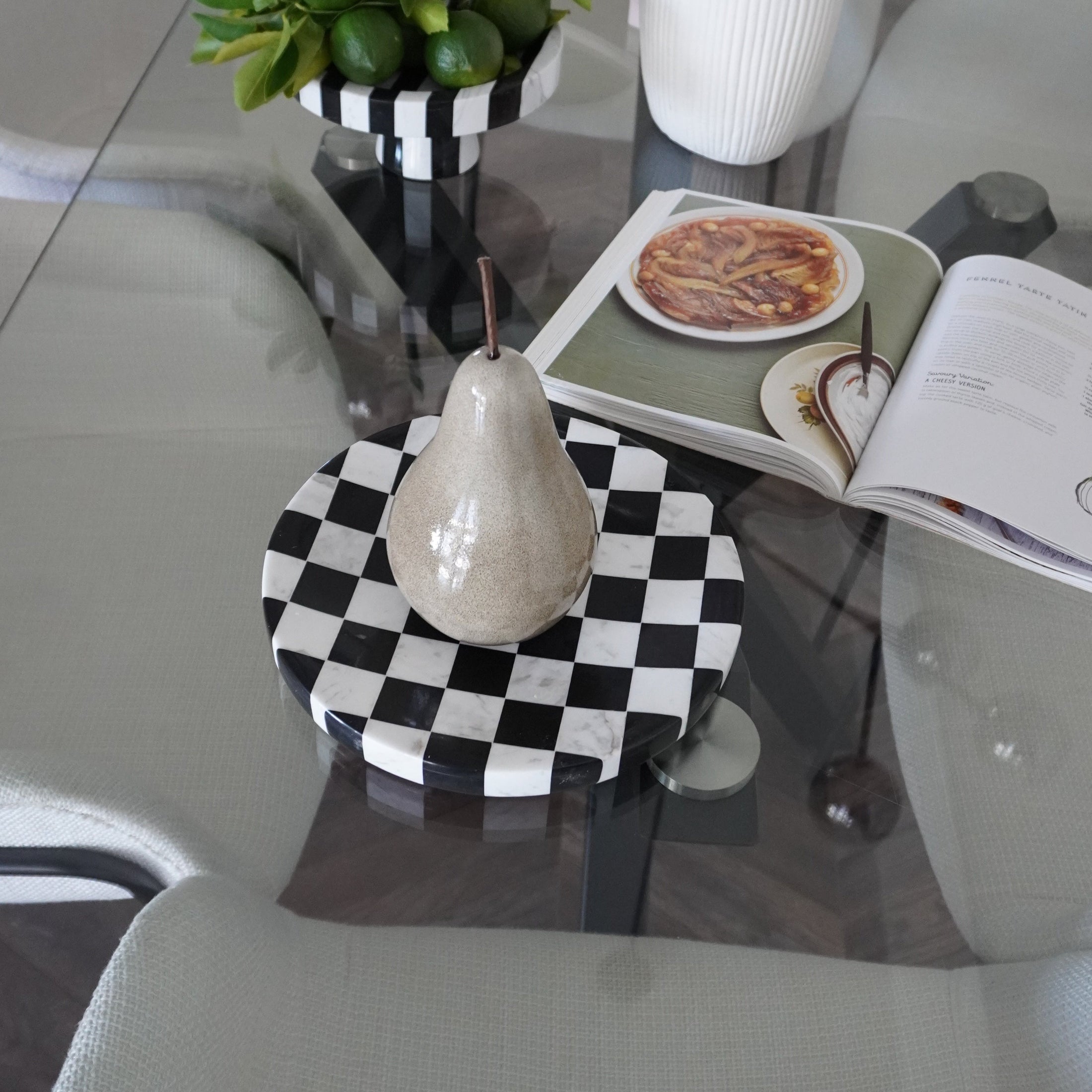 Gatsby Checkered Concave Platter/Tray – Home by Keira